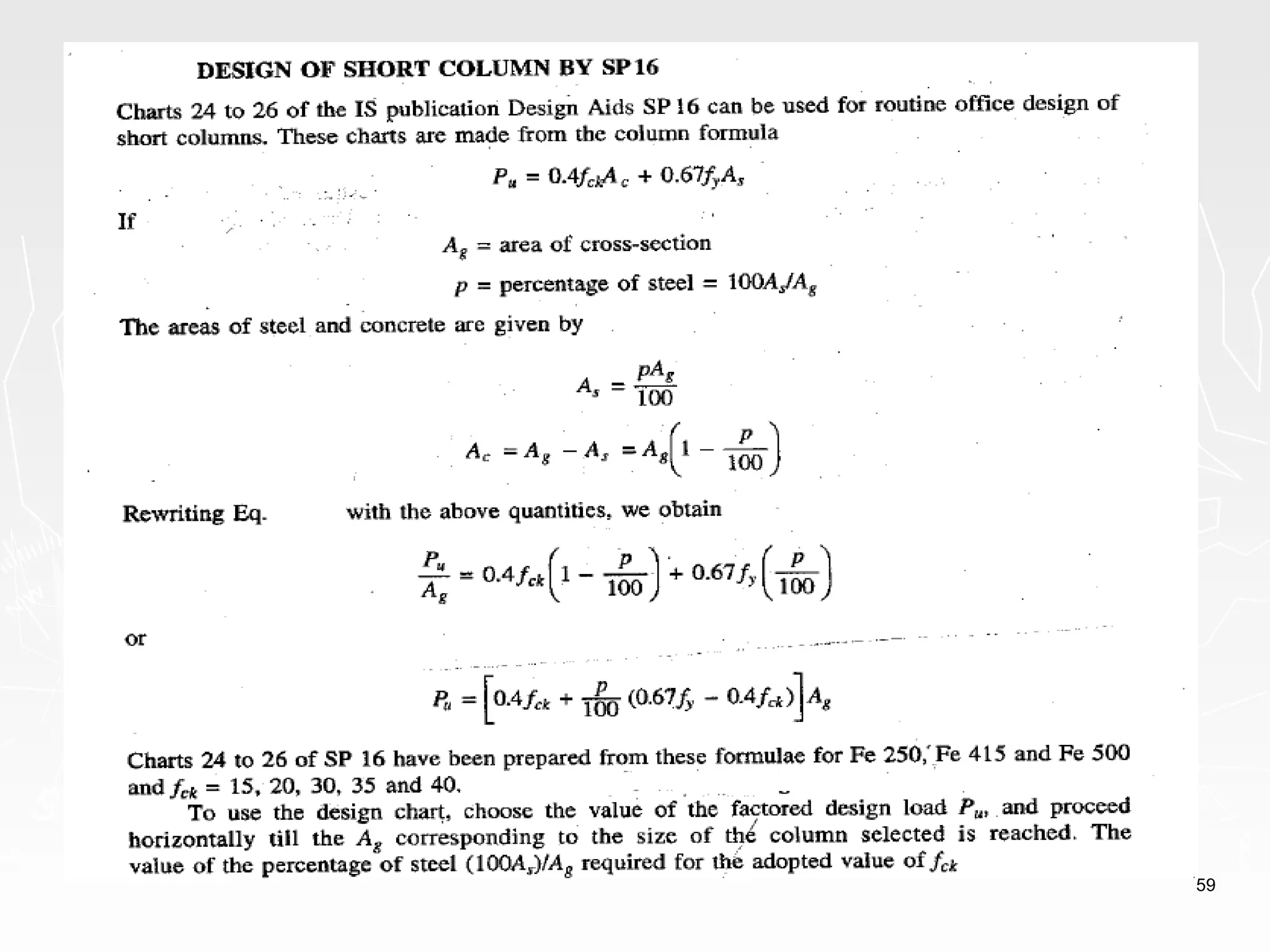 Design of columns as per IS 456-2000 | PPT