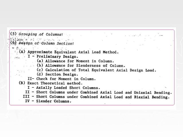 Design of columns as per IS 456-2000 | PPT