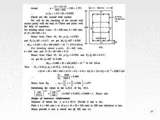 Design of columns as per IS 456-2000 | PPT
