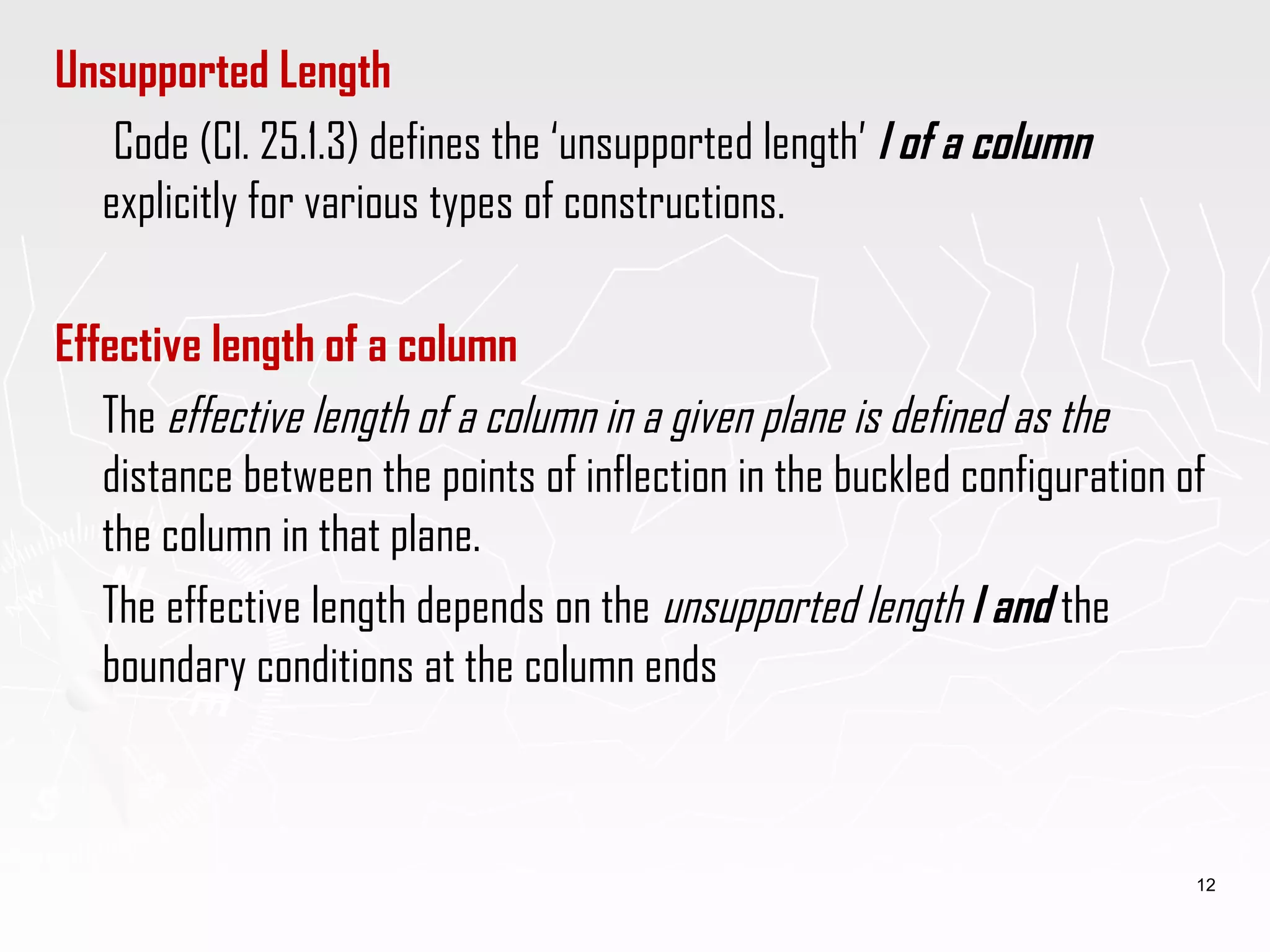 Design of columns axial load as per IS 456-2000 | PPT