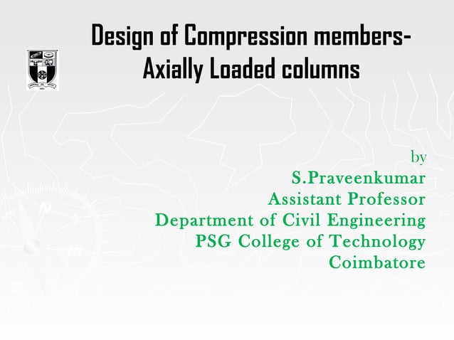 Design of columns axial load as per IS 456-2000 | PPT | Physics | Science
