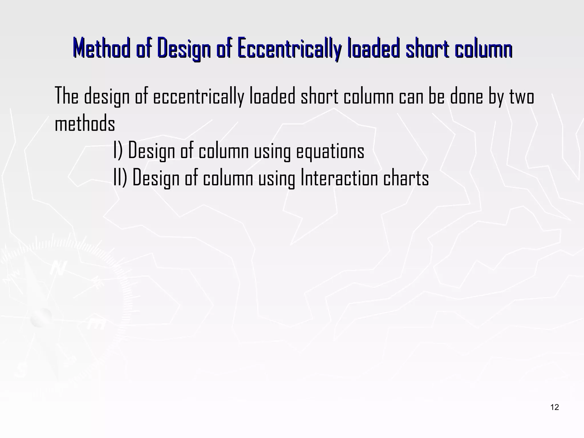 Design of columns uniaxial load as per IS 456-2000 | PPT
