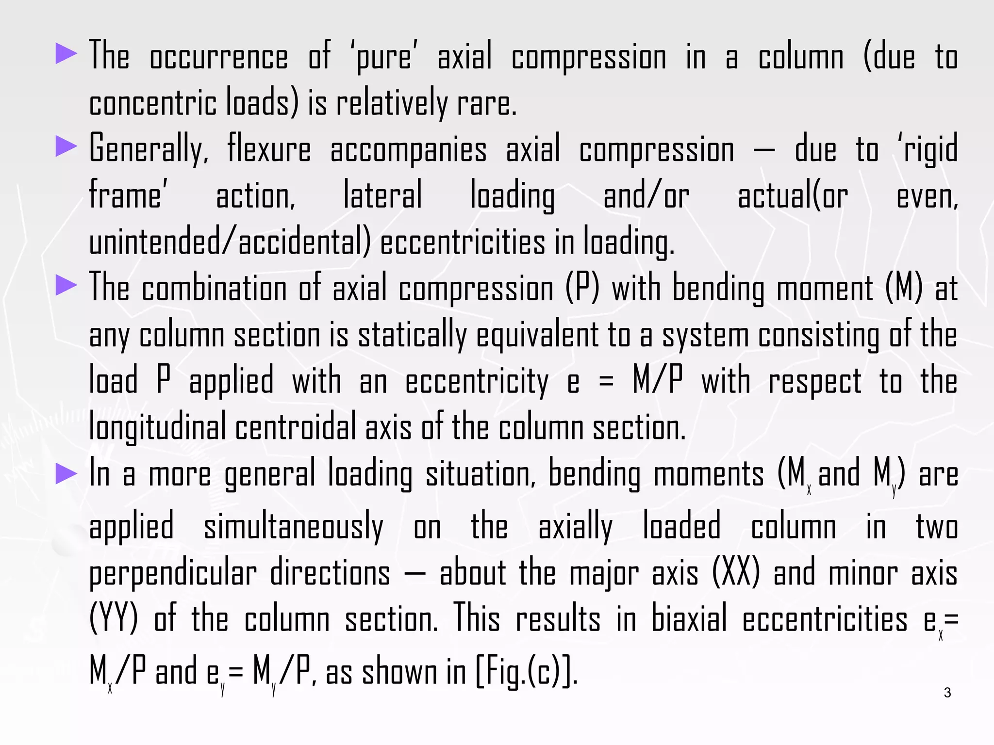 Design of columns uniaxial load as per IS 456-2000 | PPT