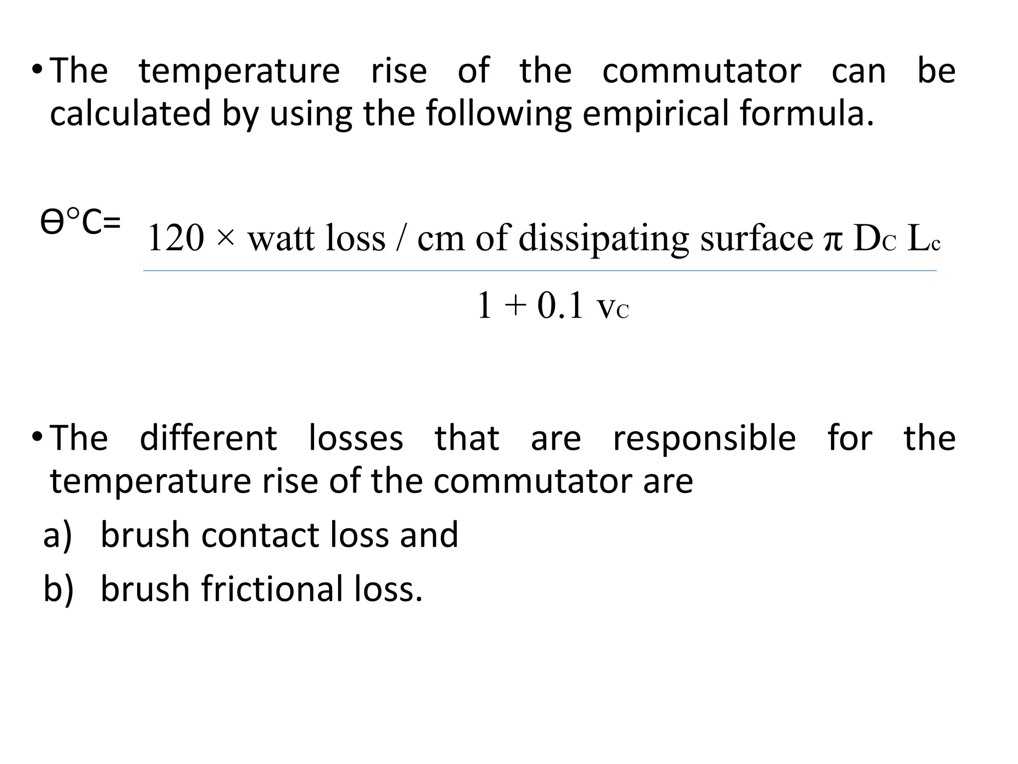 Design of commutator and brush | PPTX
