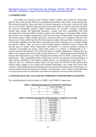 Design of composite gas bottle with elastomeric layer | PDF