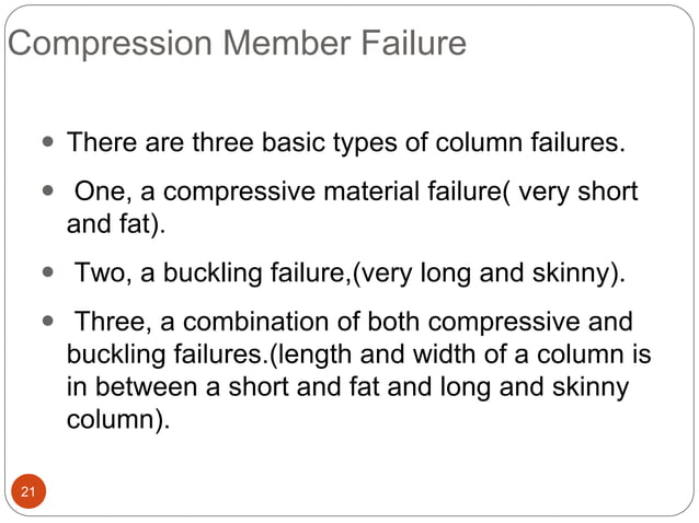 Design of compression members | PPTX