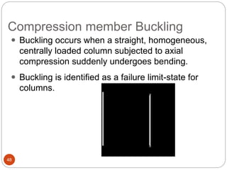 Design of compression members | PPTX
