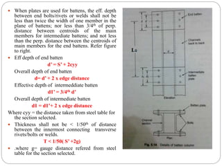 Design of compression members | PPTX