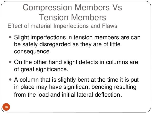 Design of compression members