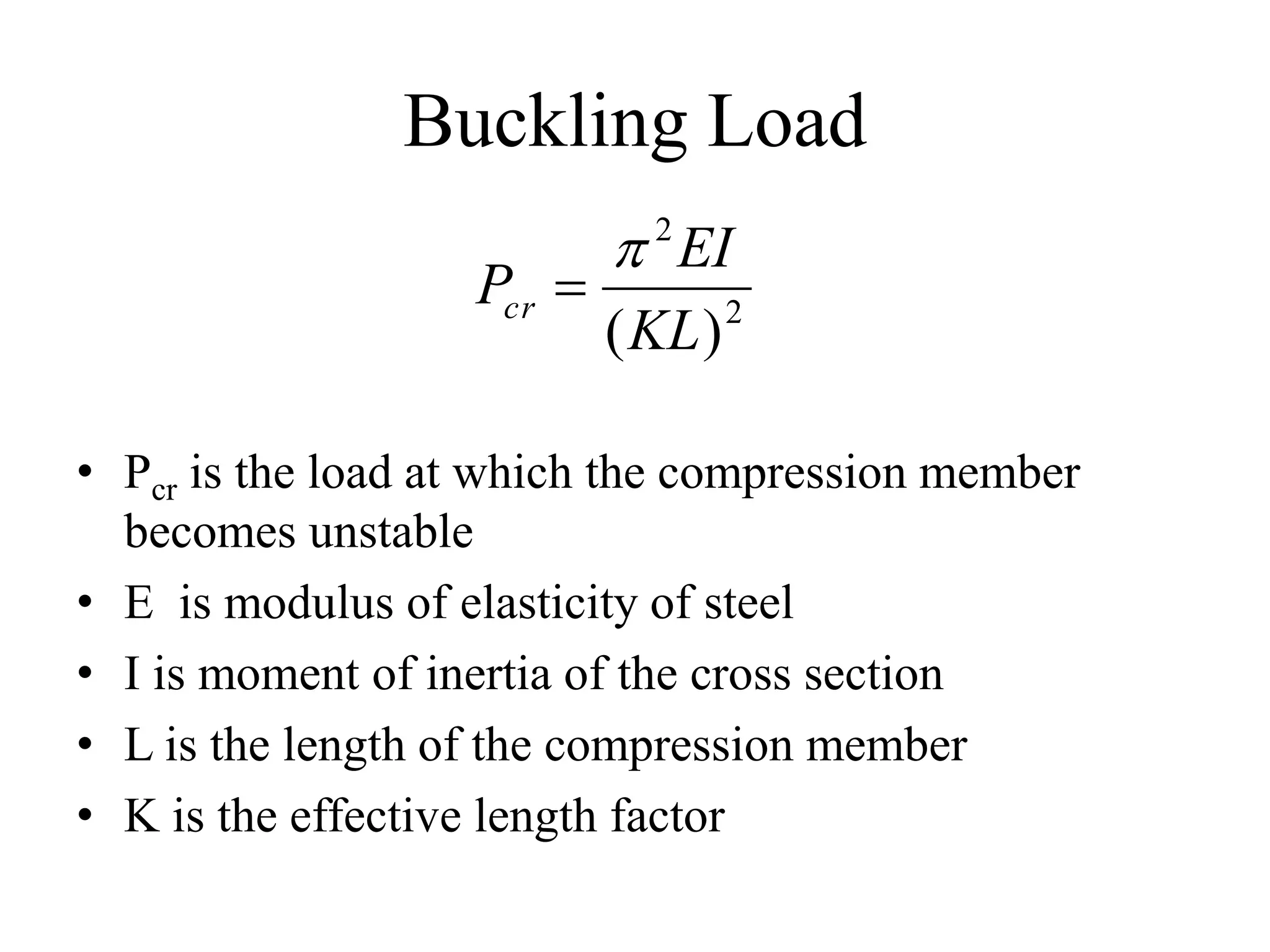 Design of compression members in steel structures - civil Engineering ...