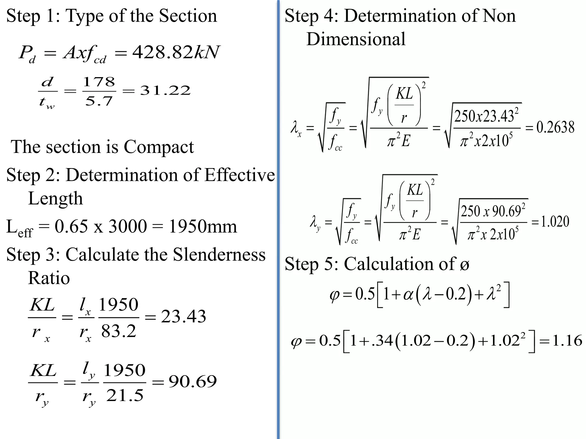 Design of compression members in steel structures - civil Engineering ...