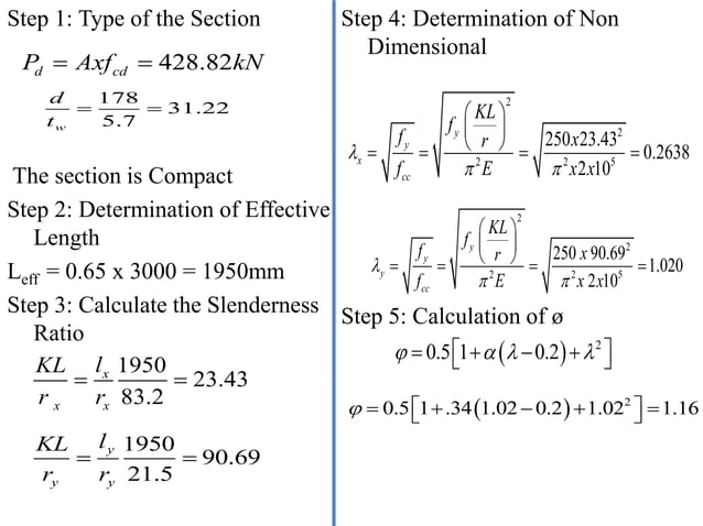 Design of compression members in steel structures - civil Engineering ...