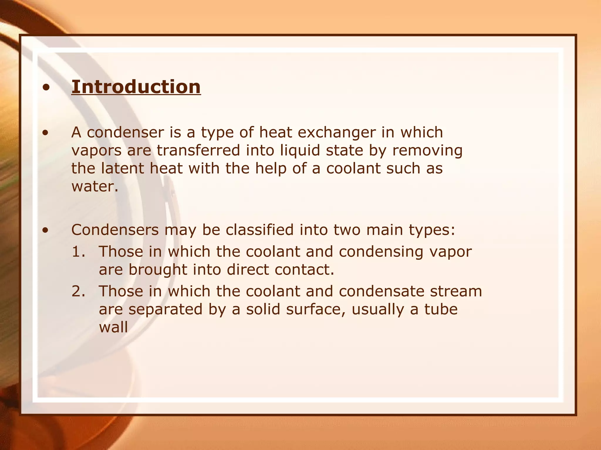 Design of condenser | PPT