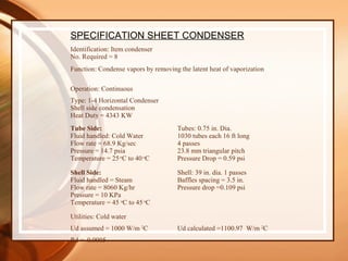 Design of condenser | PPT