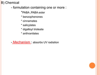 Design of cosmeceutical product : Sun protection | PPTX