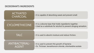 Design of cosmeceutical products for body odor.pptx