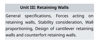 Design of Counterfort Retaining Wall in advanced | PPTX