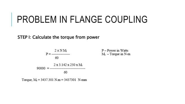 Design of couplings | PPTX