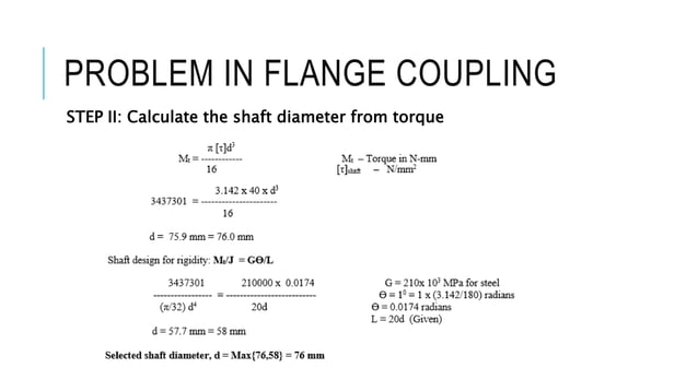 Design of couplings | PPTX