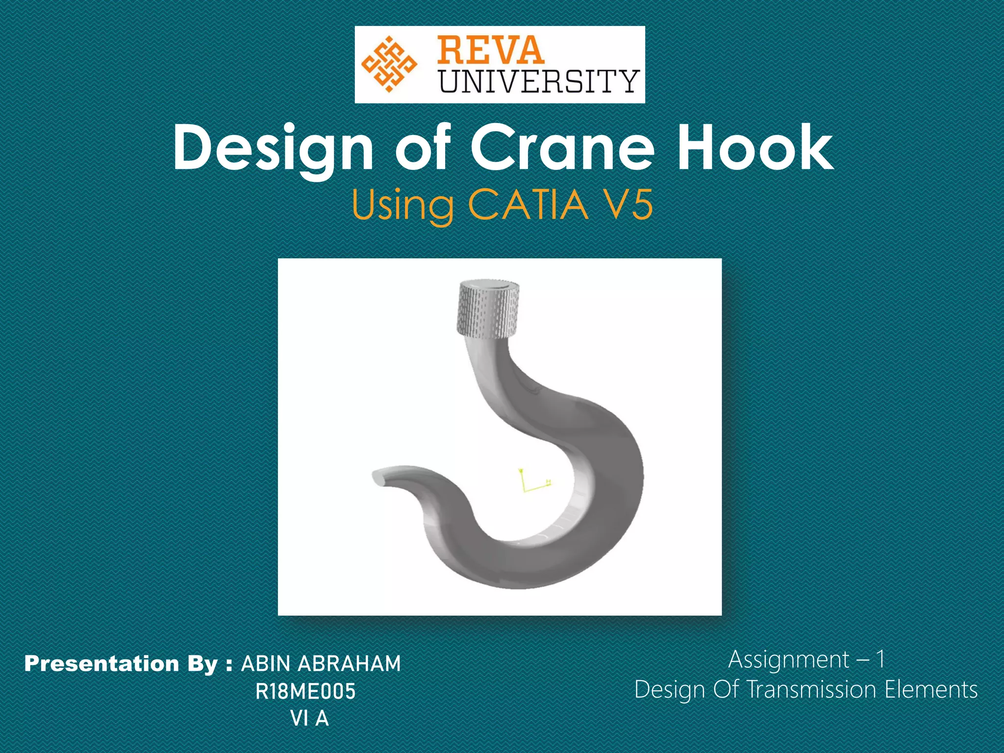 Design of crane hook | PDF