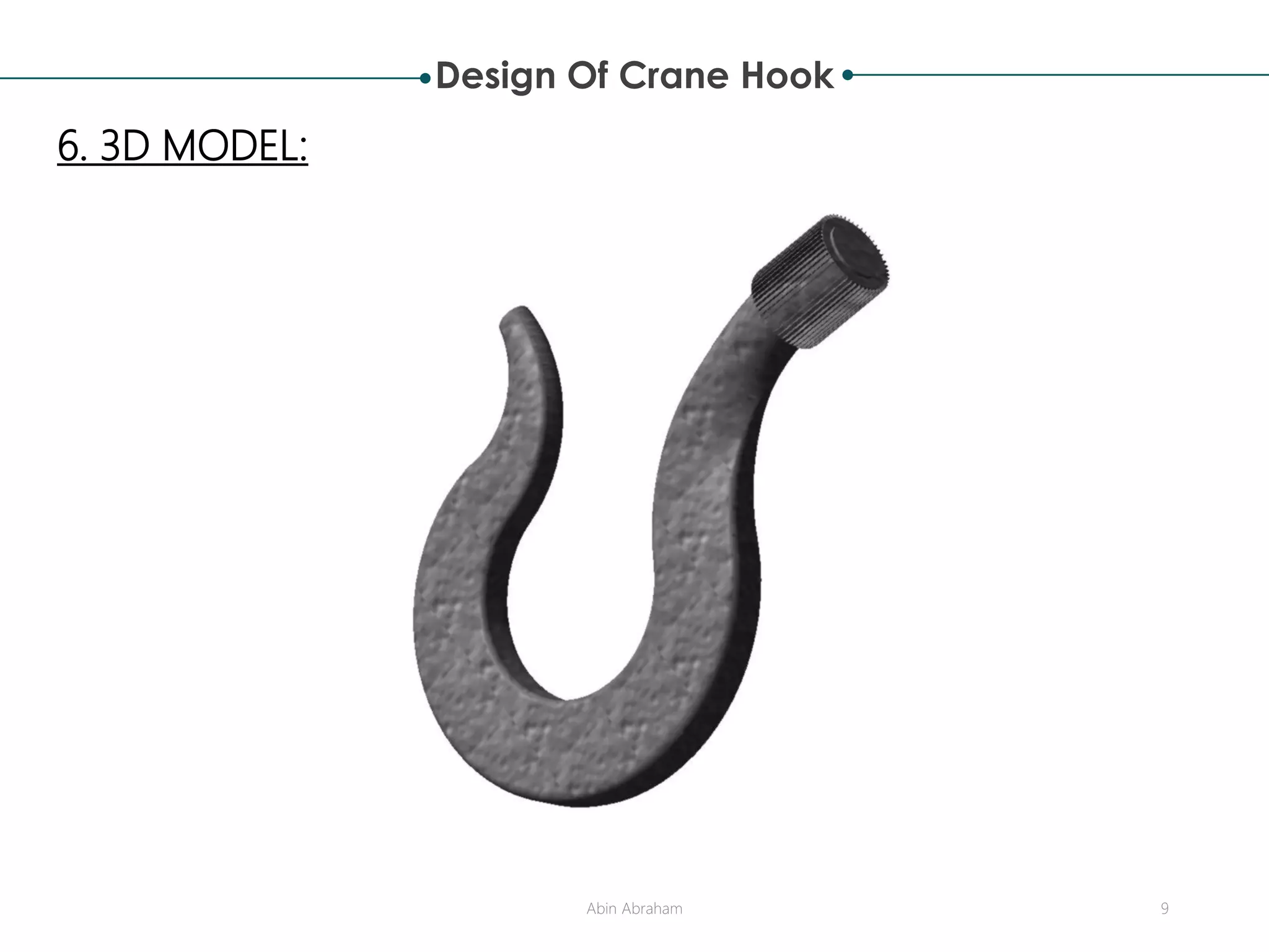 Design of crane hook | PDF