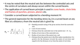 Design of curved beams with numerical problems and theoritical concepts ...