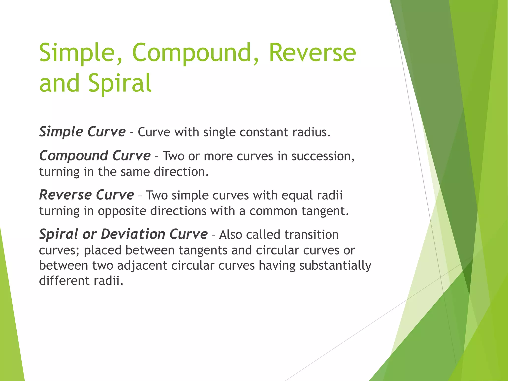 Design of curves | PPTX