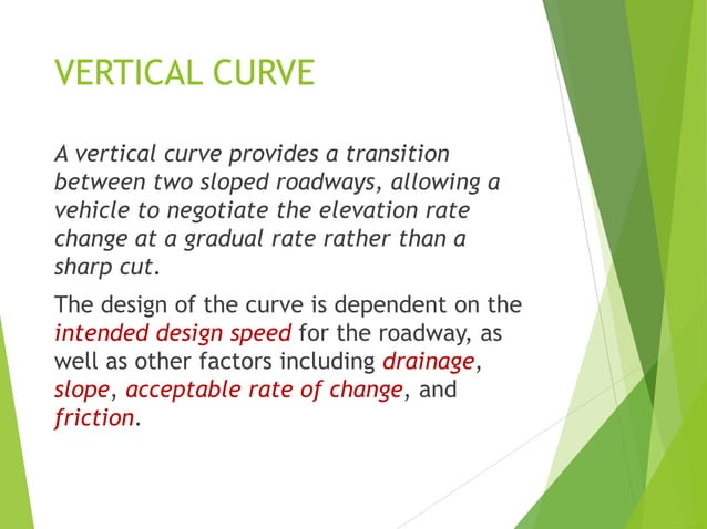 Design of curves | PPTX | Geology | Science
