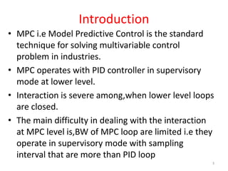 Design of decoupled pid controllers for mimo system copy | PPT