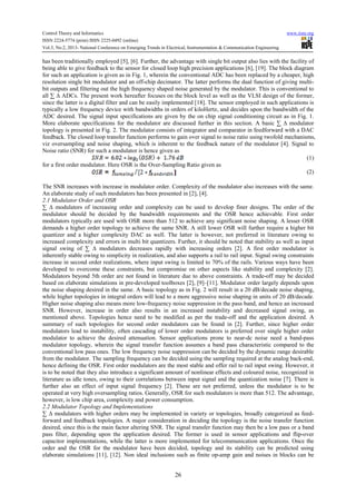 Design of delta sigma modulators for integrated sensor applications | PDF | Internet of Things ...