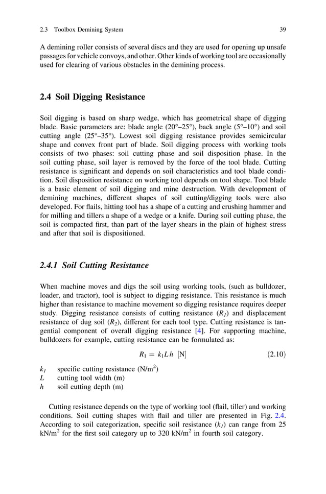 Design of demining machines | PDF