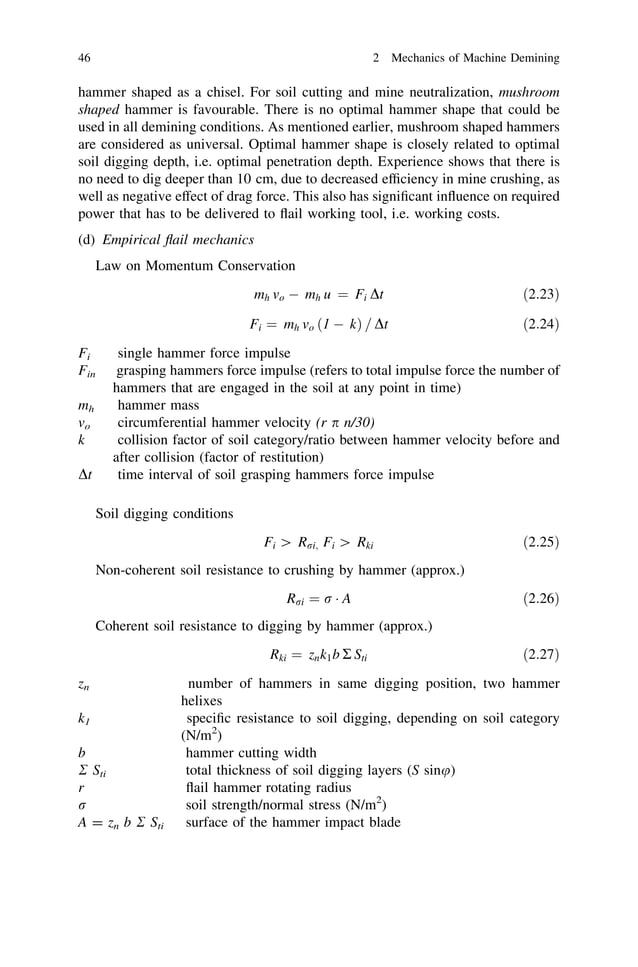 Design of demining machines | PDF