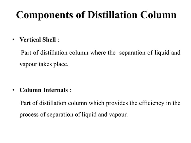 Design of Distillation Column.pptx | Chemistry | Science