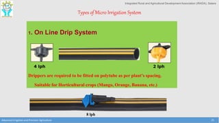 Design of drip irrigation system | PPTX