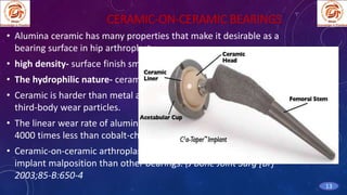 Design of durable total hip replacement athroplasty implant | PPTX