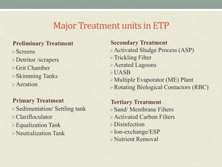 Design of effluent treatment plant | PPTX