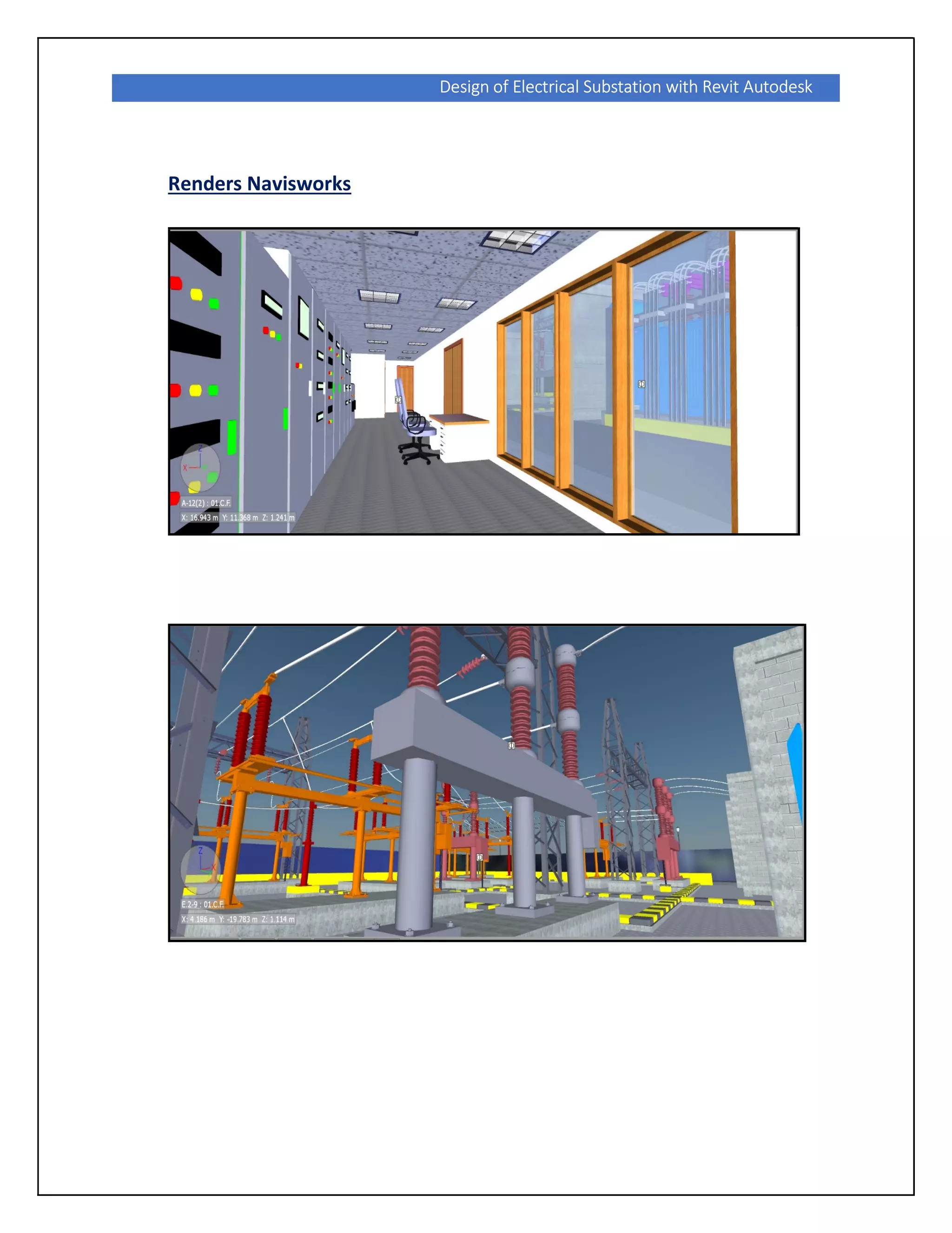 Design of electrical substation with revit autodesk | PDF
