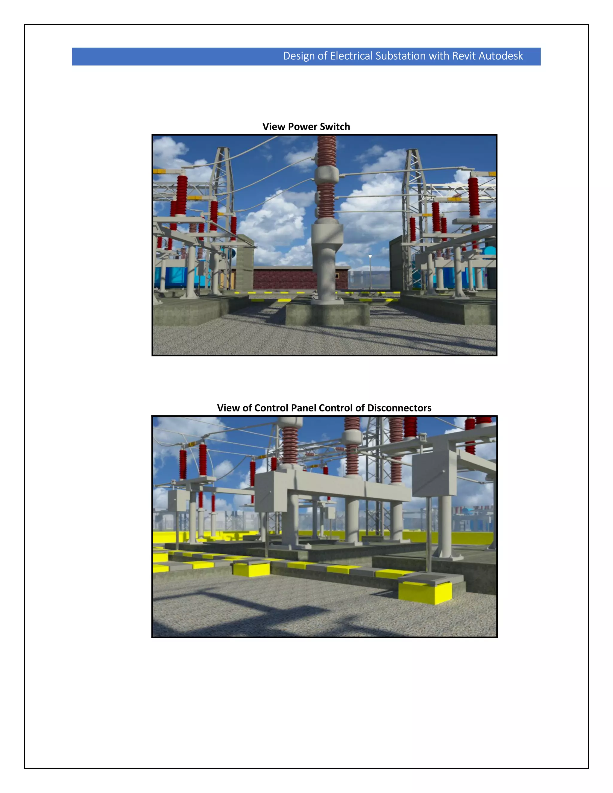 Design of electrical substation with revit autodesk | PDF