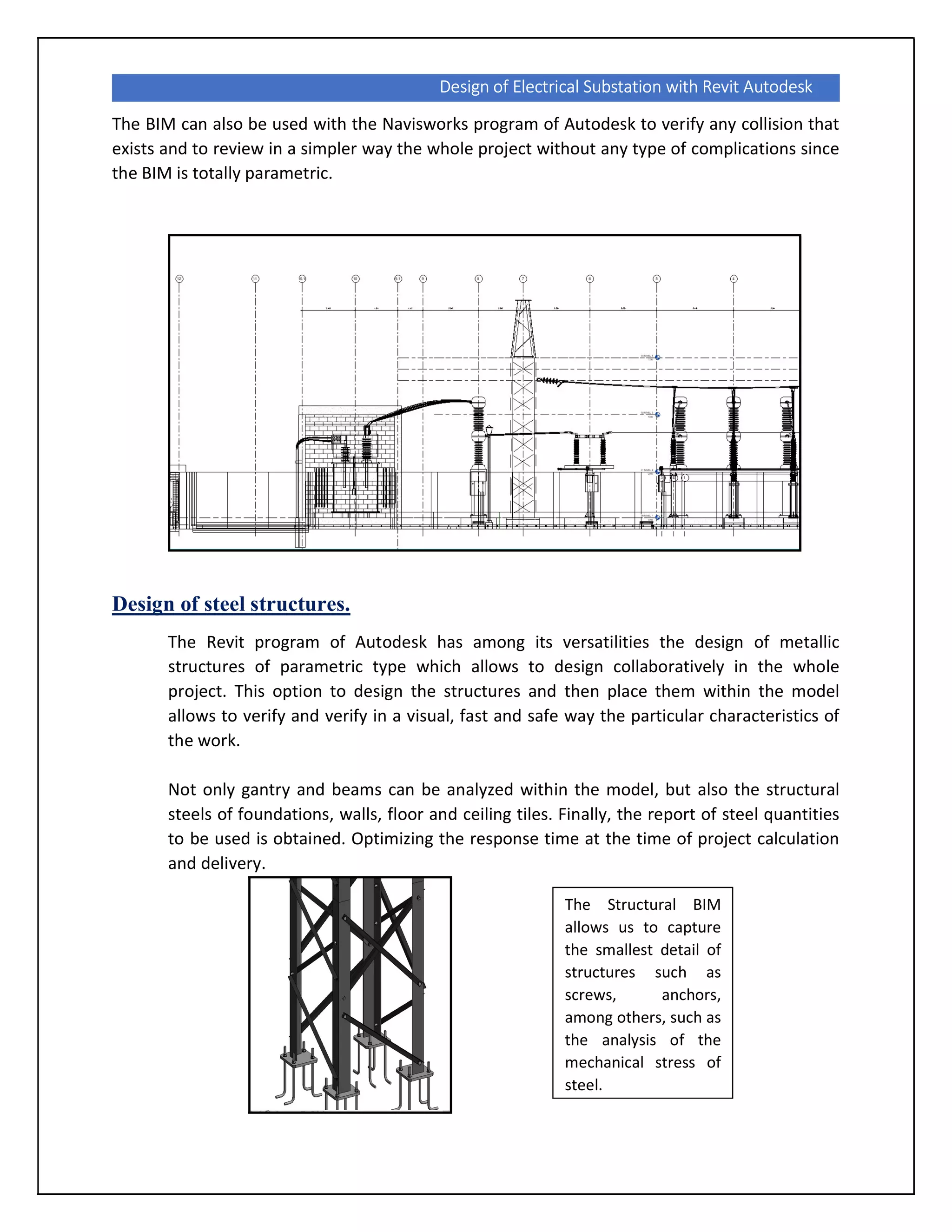 Design of electrical substation with revit autodesk | PDF