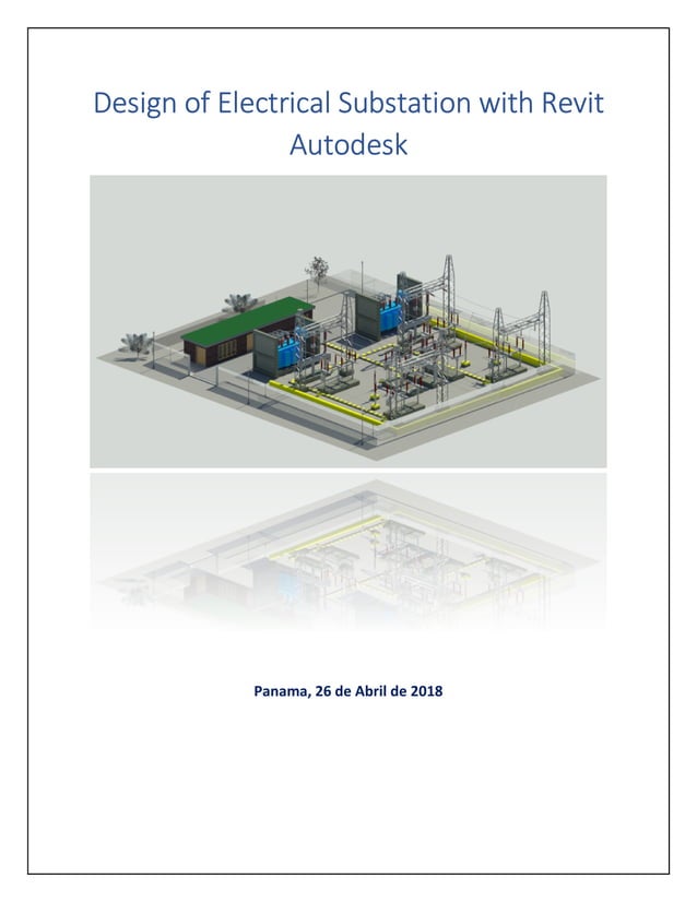 Design of electrical substation with revit autodesk | PDF