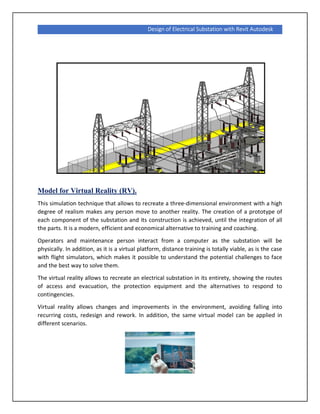 Design of electrical substation with revit autodesk | PDF