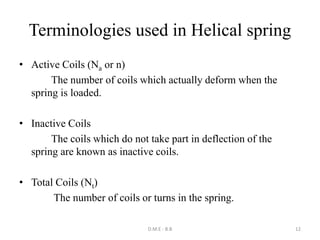 Design of energy storing elements and engine components | PPT