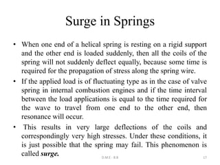 Design of energy storing elements and engine components | PPTX