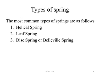 Design of energy storing elements and engine components | PPT