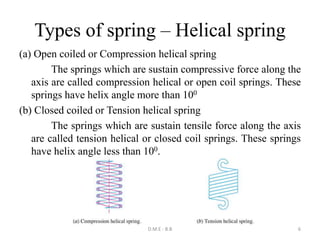 Design of energy storing elements and engine components | PPT