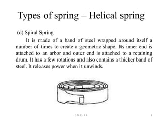 Design of energy storing elements and engine components | PPT