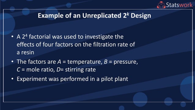 Design of Engineering Experiments Part 5 | PPT
