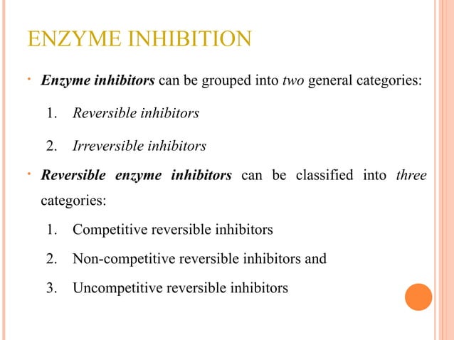 Design of enzyme inhibitors as drugs | PPT