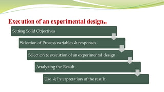 Design of experiment | PPTX