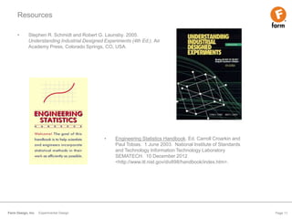 Design of experiments | PPT